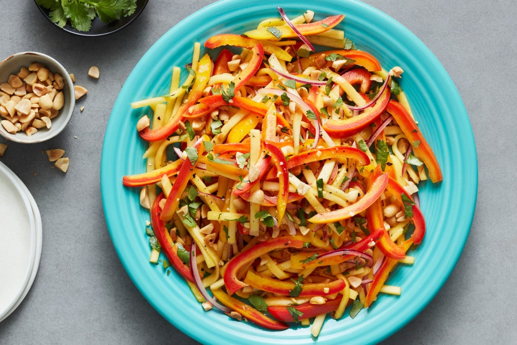 Green Mango and Aloha™ Pepper Salad - SUNSET Grown. All rights reserved.