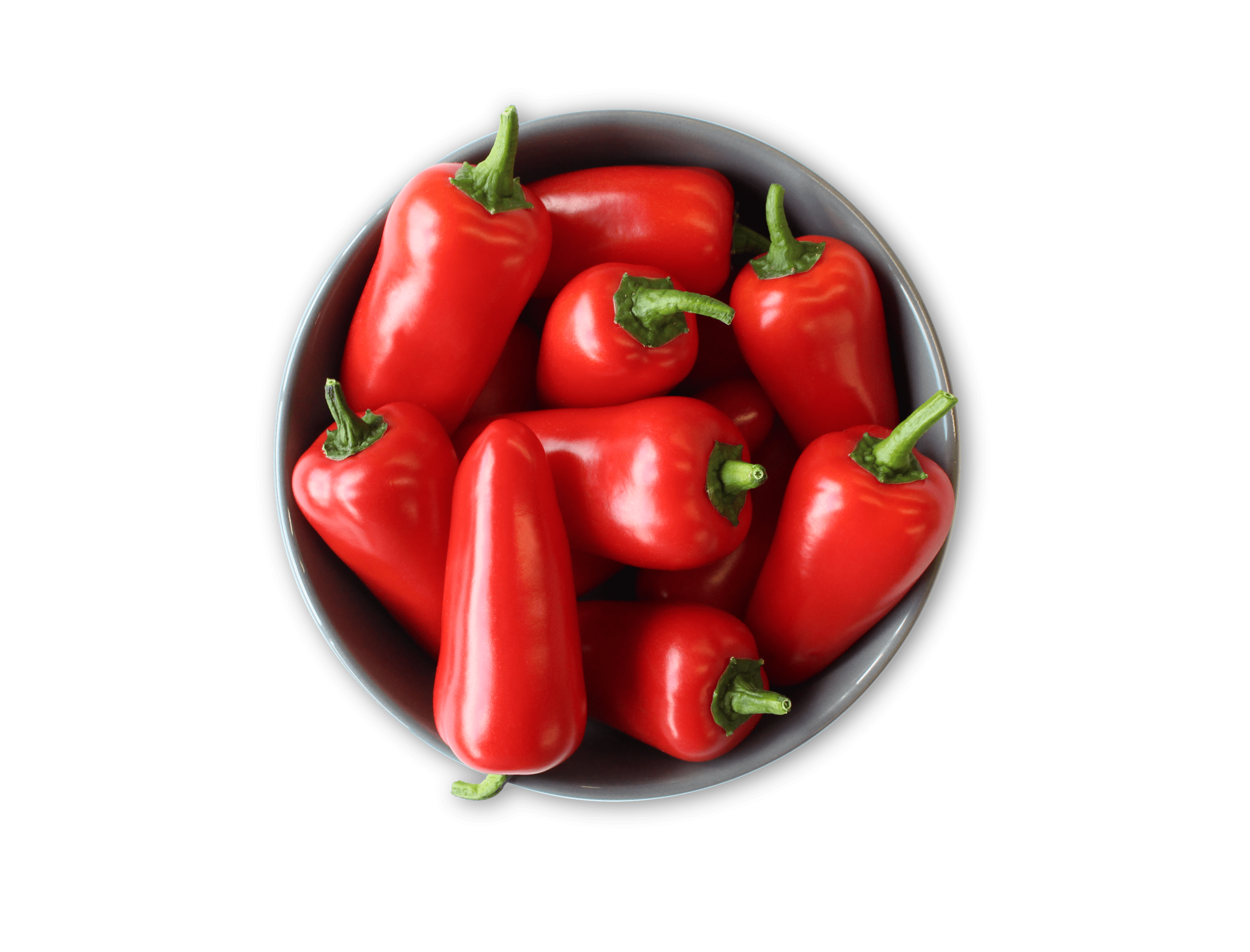 ONE SWEET® SEEDLESS Peppers - SUNSET Grown. All rights reserved.