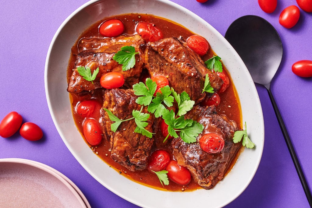 Tomato Glazed Short Ribs - SUNSET Grown. All rights reserved.