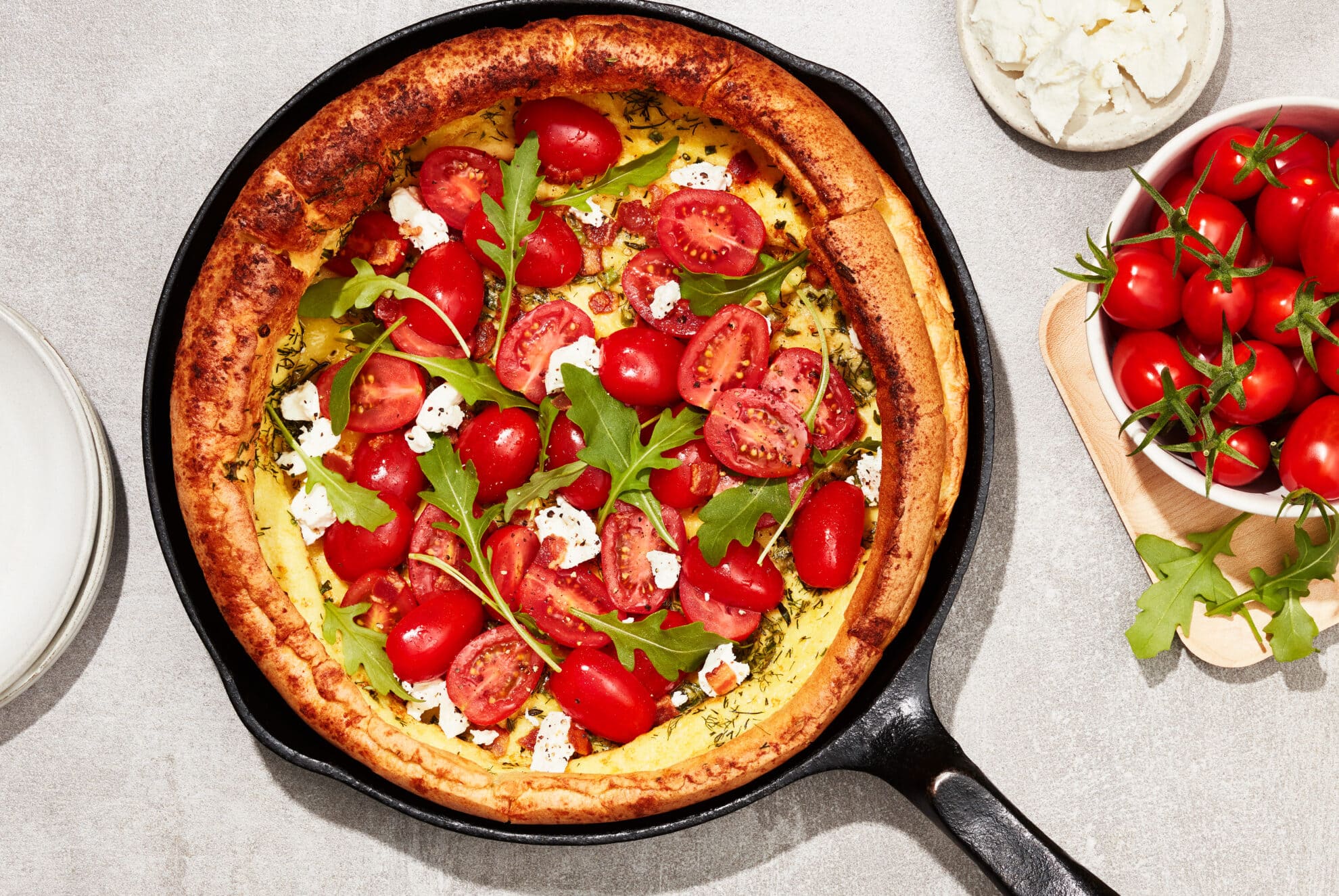 Dutch Baby with Angel Sweet® Salad - SUNSET Grown. All rights reserved.