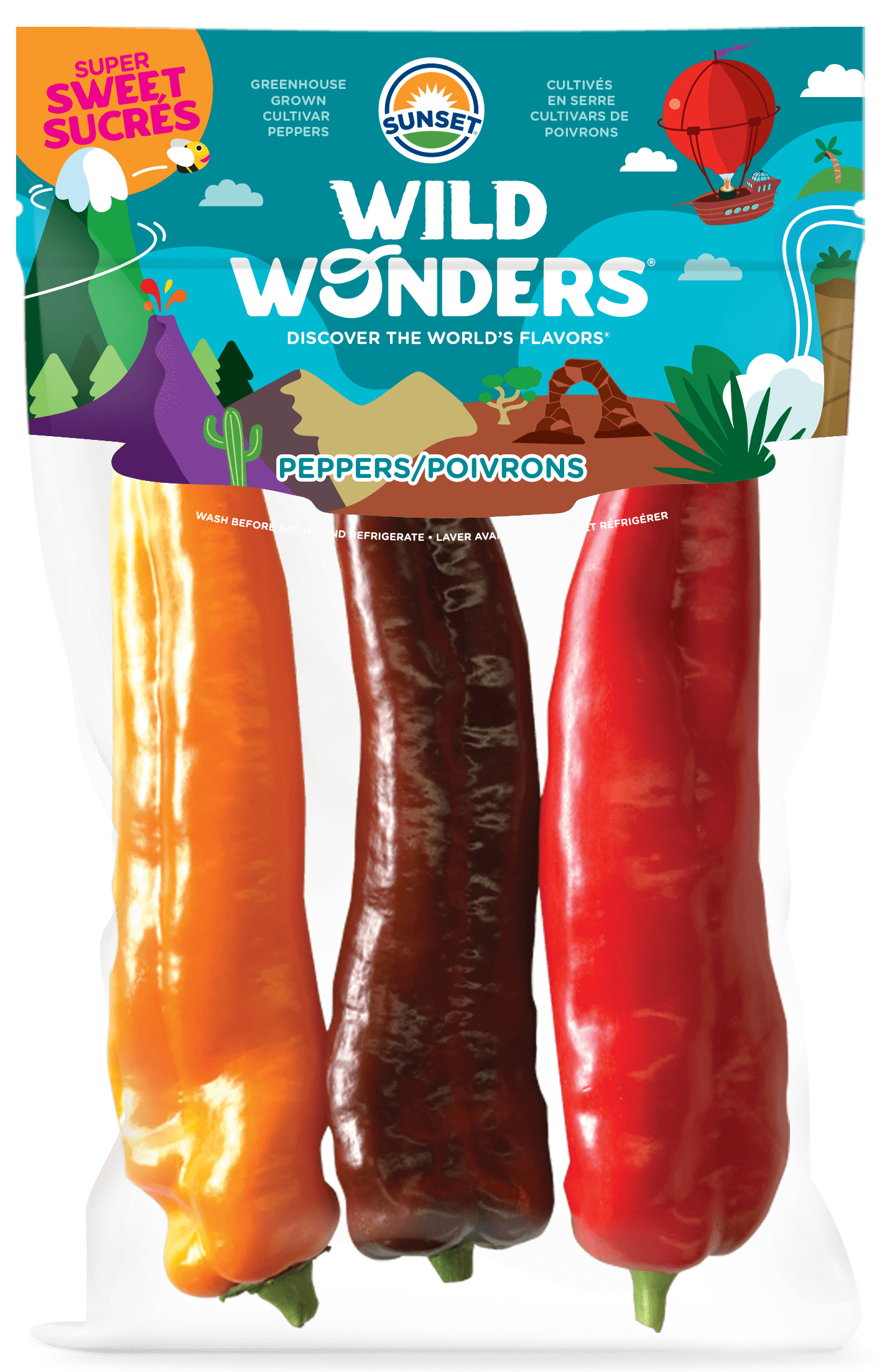 WILD WONDERS® Peppers - SUNSET Grown. All rights reserved.